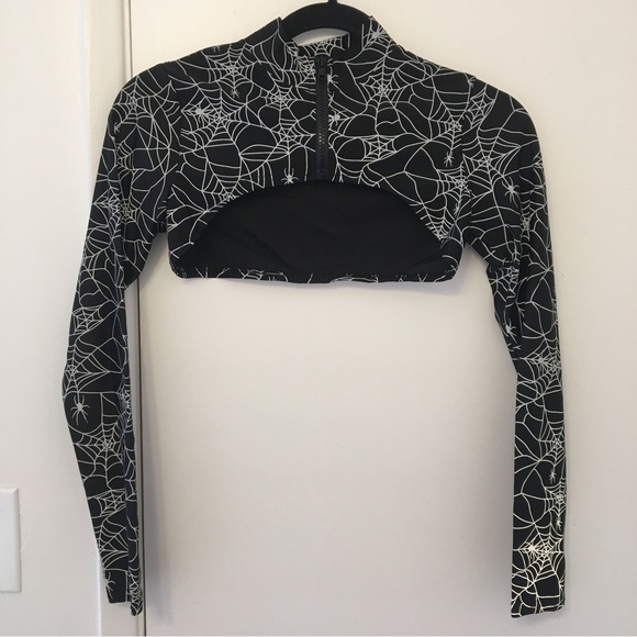 Dolls Kill | Tops | Nwot Dolls Kill Spider Byte Reflective Shrug | Poshmark